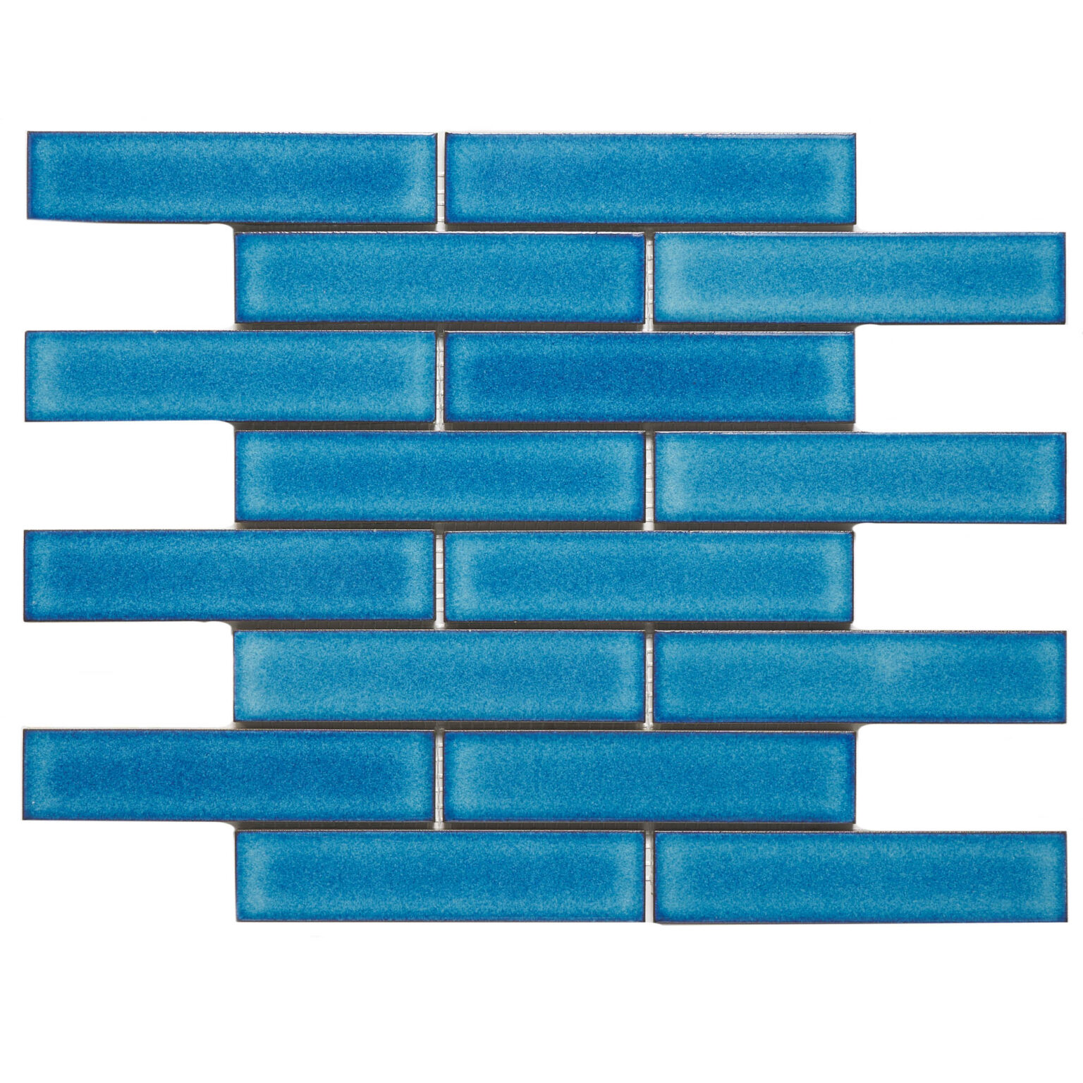 Summer Brick Blue Porcelain Mosaic Tile - TilesnThings | Online Tile ...