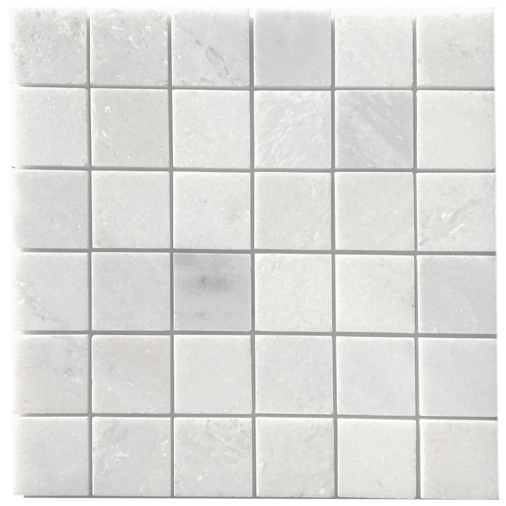 Winter White Marble 2" x 2" Mosaic Tile - TilesnThings | Online Tile ...