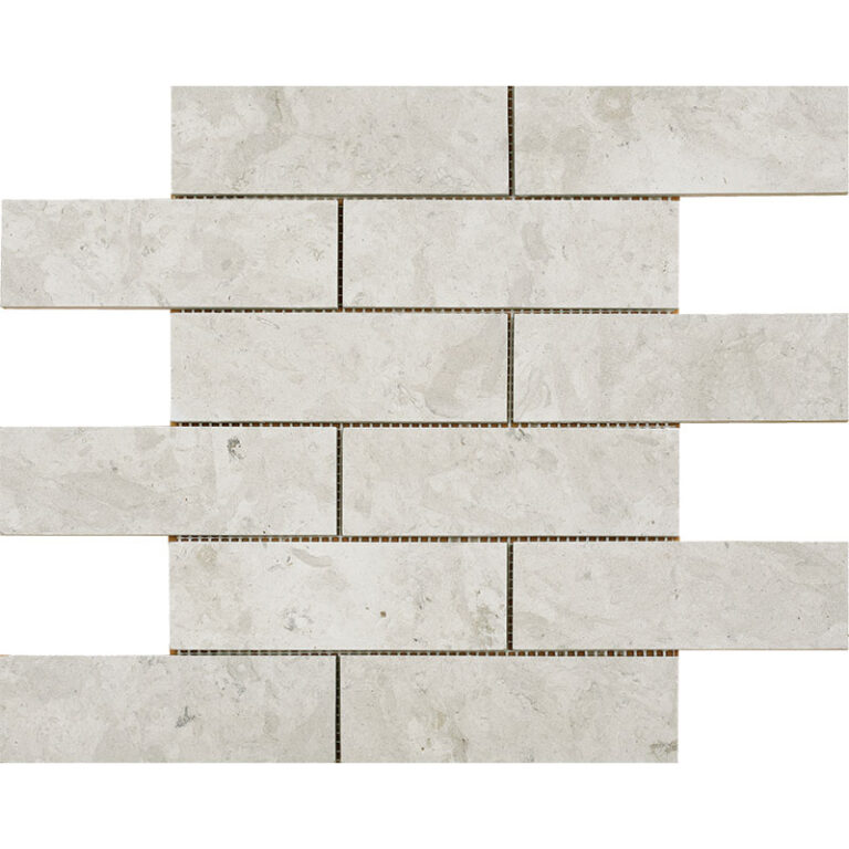 Forest Sage 2" x 6" Brick Mosaic Tile - Polished - TilesnThings ...